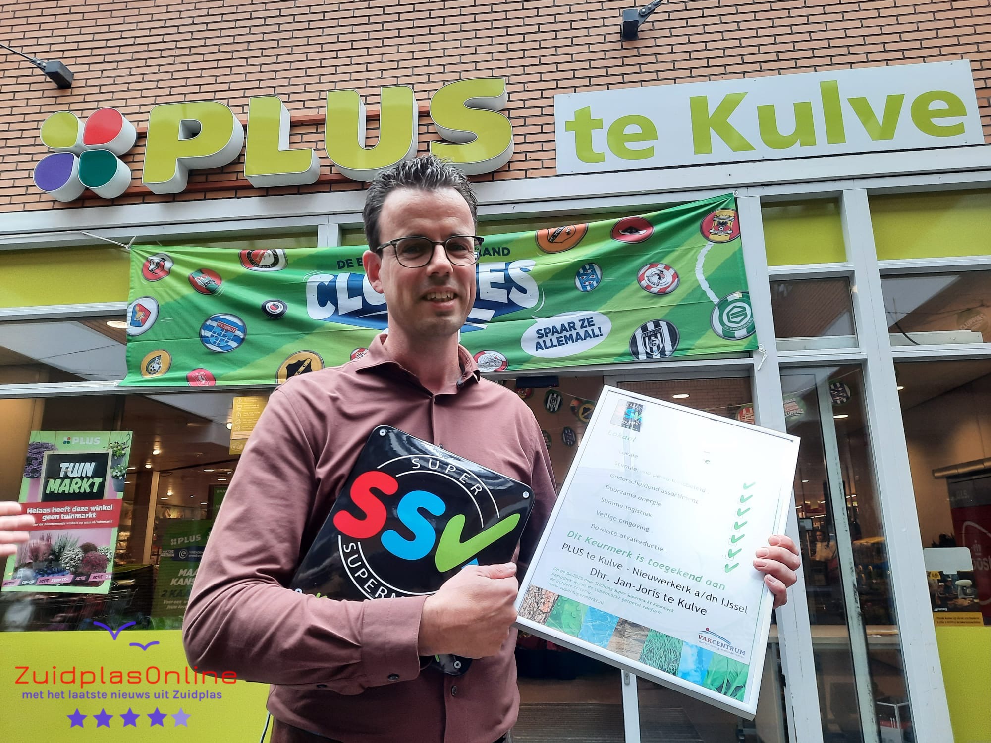Supermarkt Plus te Kulve krijgt het Super Supermarkt Keurmerk ...